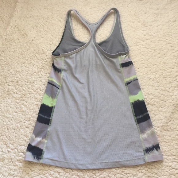 Nike | Tops | Nike Drifit Racerback Raw Stripe Workout Tank | Poshmark
